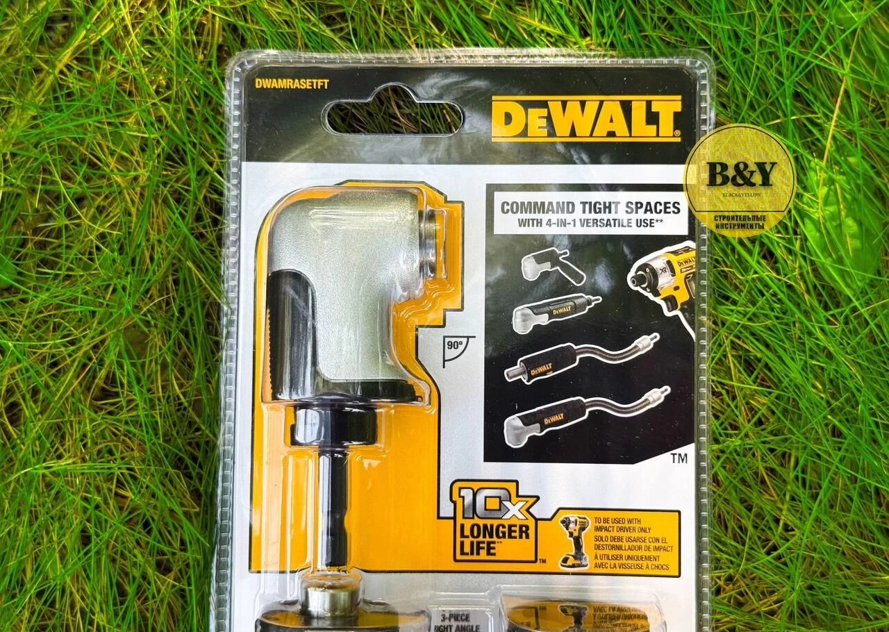 Модульный набор угловых насадок 4 в 1 DEWALT DWAMRASETFT черная