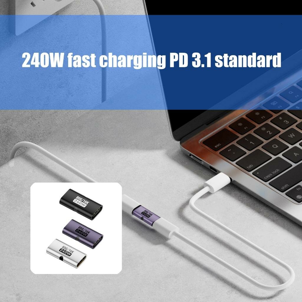 Адаптер USB4.0, Черный — фото 1