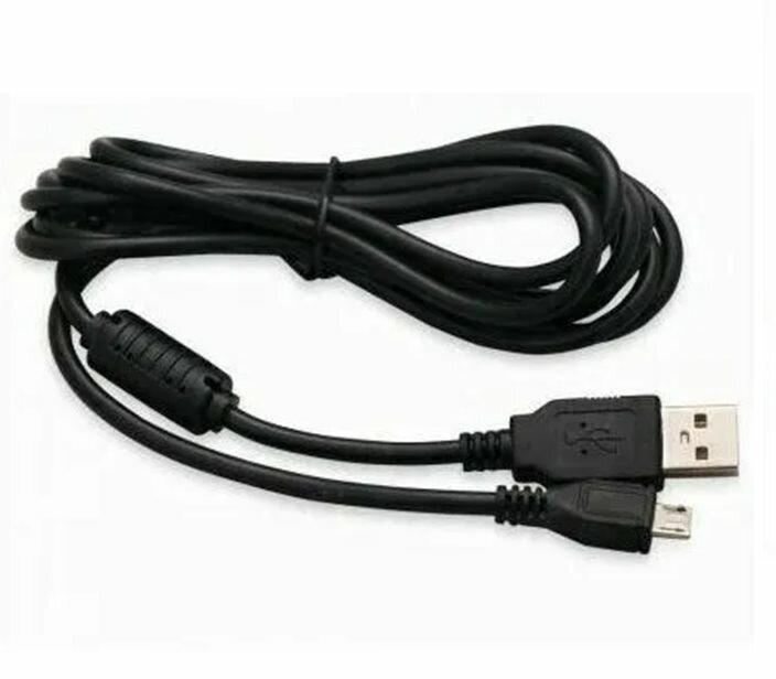 Кабель для игры и зарядки джойстика PS4 1.8 метра/Кабель шнур для зарядки геймпада PS4/Slim/Pro 180cм USB Micro USB