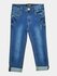 Джинсы Yuke jeans Деним, размер 17/110, голубой, синий