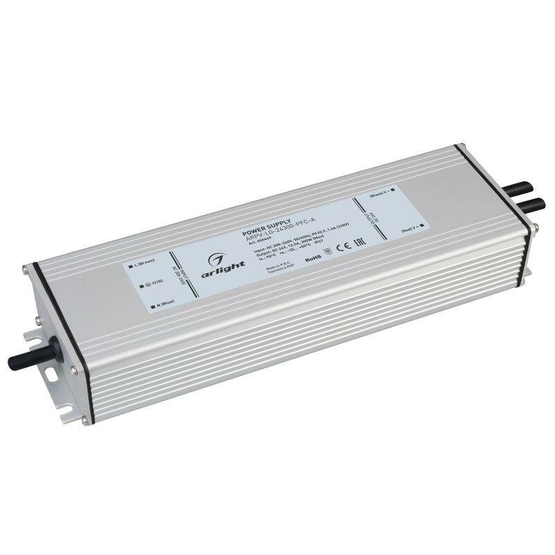 Блок питания ARPV-LG-24300-PFC-A (24В 12.5А 300Вт) IP67 металл Arlight 055649
