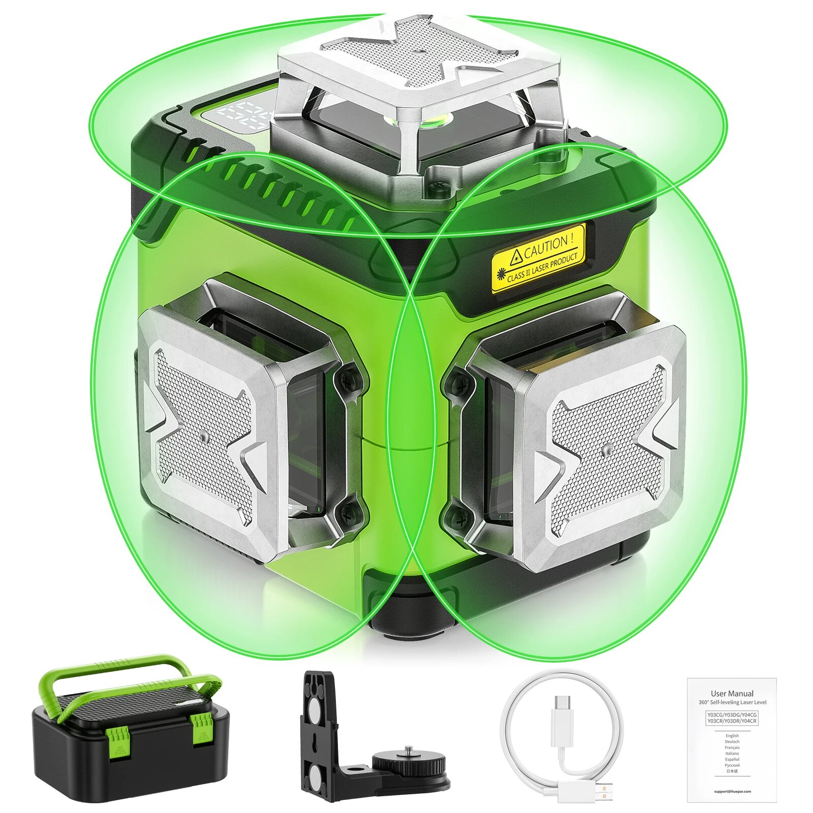 Huepar Y03CG 3D Лазерный Уровень