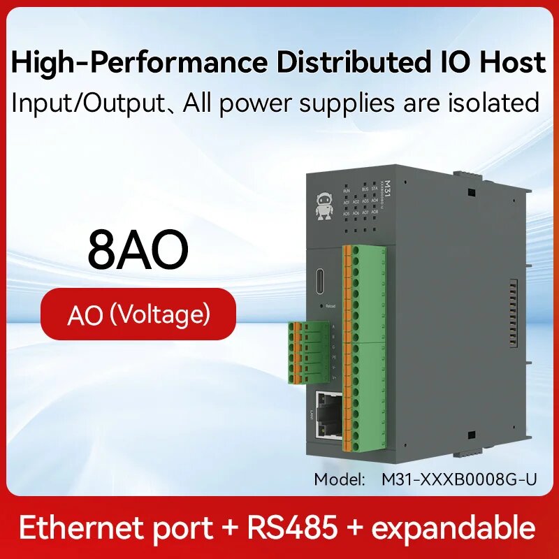 Распределённый IO Host 8AO (Voltage) M31-XXXB0008G-U