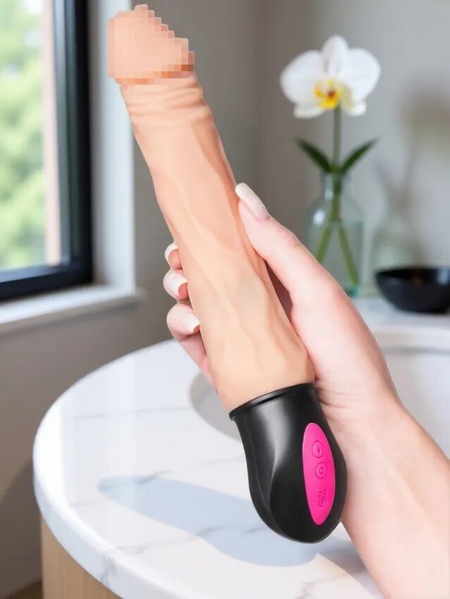 ToyFa Гнущийся вибратор из TPE с функцией нагрева Benedick 19 см, 761011, телесный