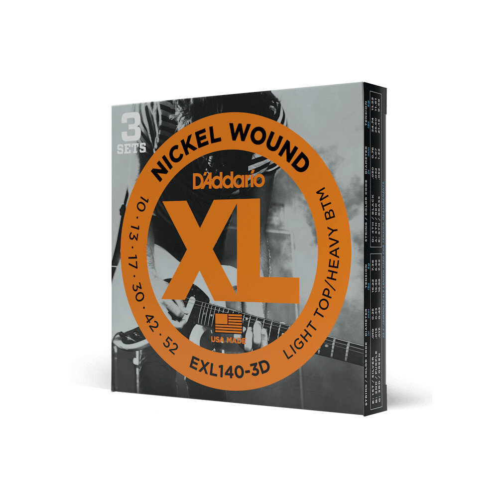 D'ADDARIO EXL140 3D Струны для электрогитары