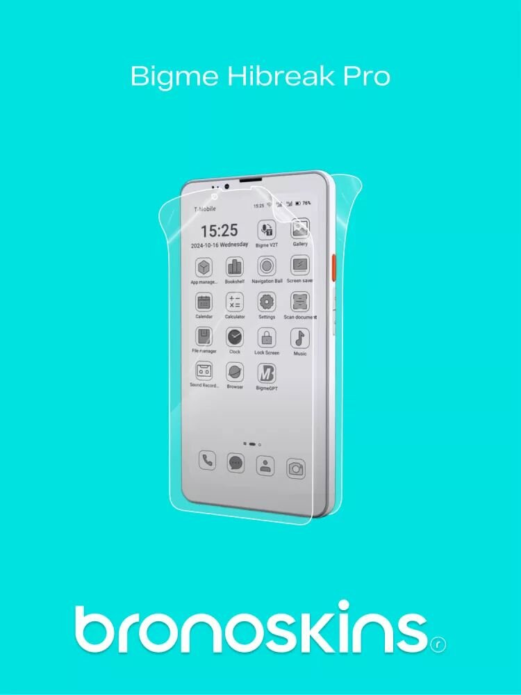 Матовая защитная пленка на Заднюю панель книги Bigme Hibreak Pro