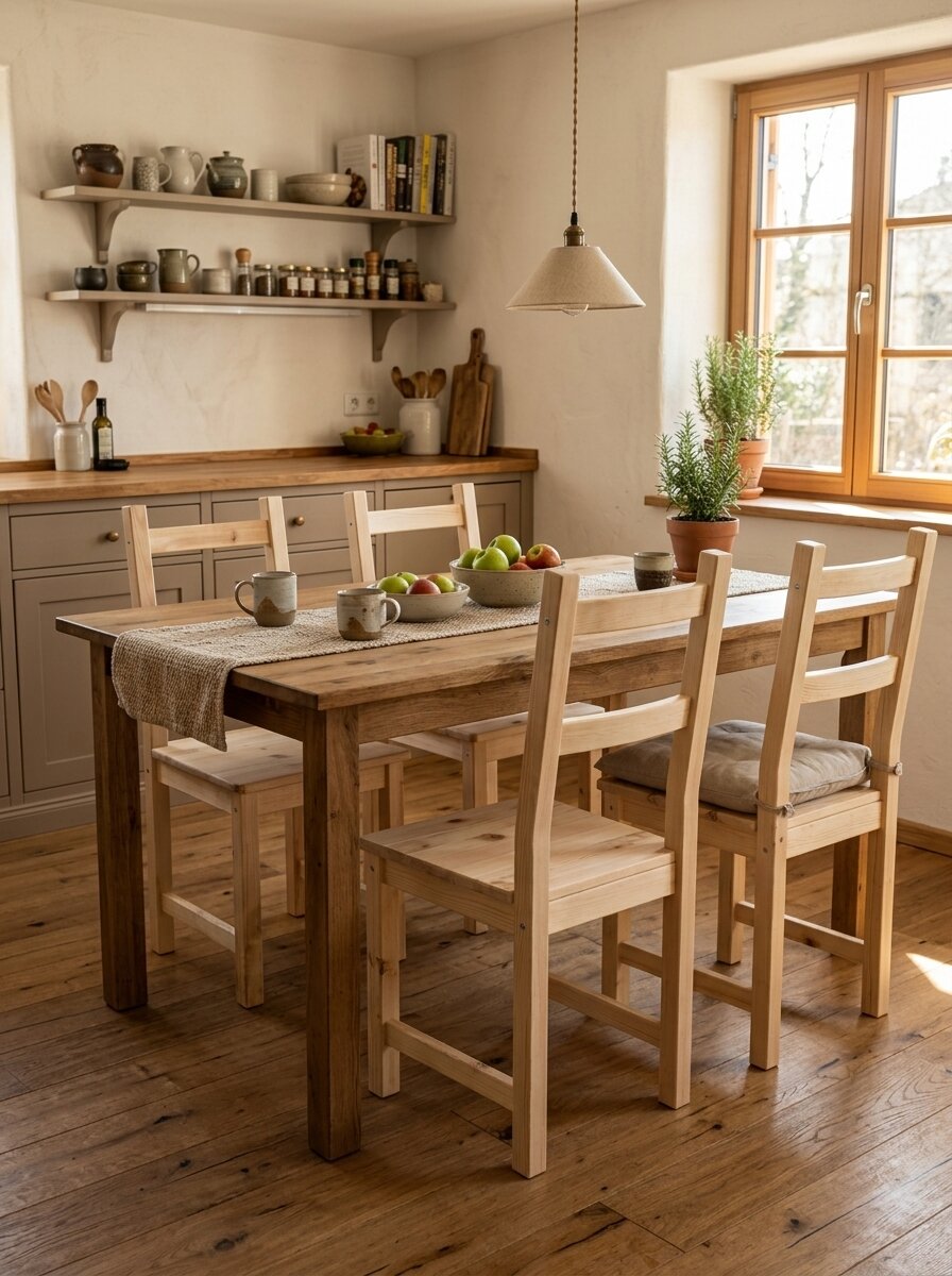Стул кухонный, со спинкой, IKEA IVAR ивар, 95х41х50 см, массив сосны