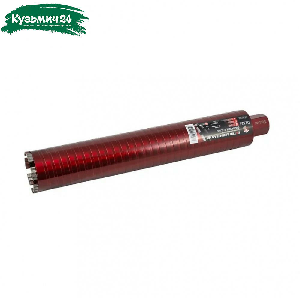 Сверло алмазное по бетону DIAM Extra Line Titan HIT 313037, 82х450х7х1 1/4UNC, сегментное, сухое сверление
