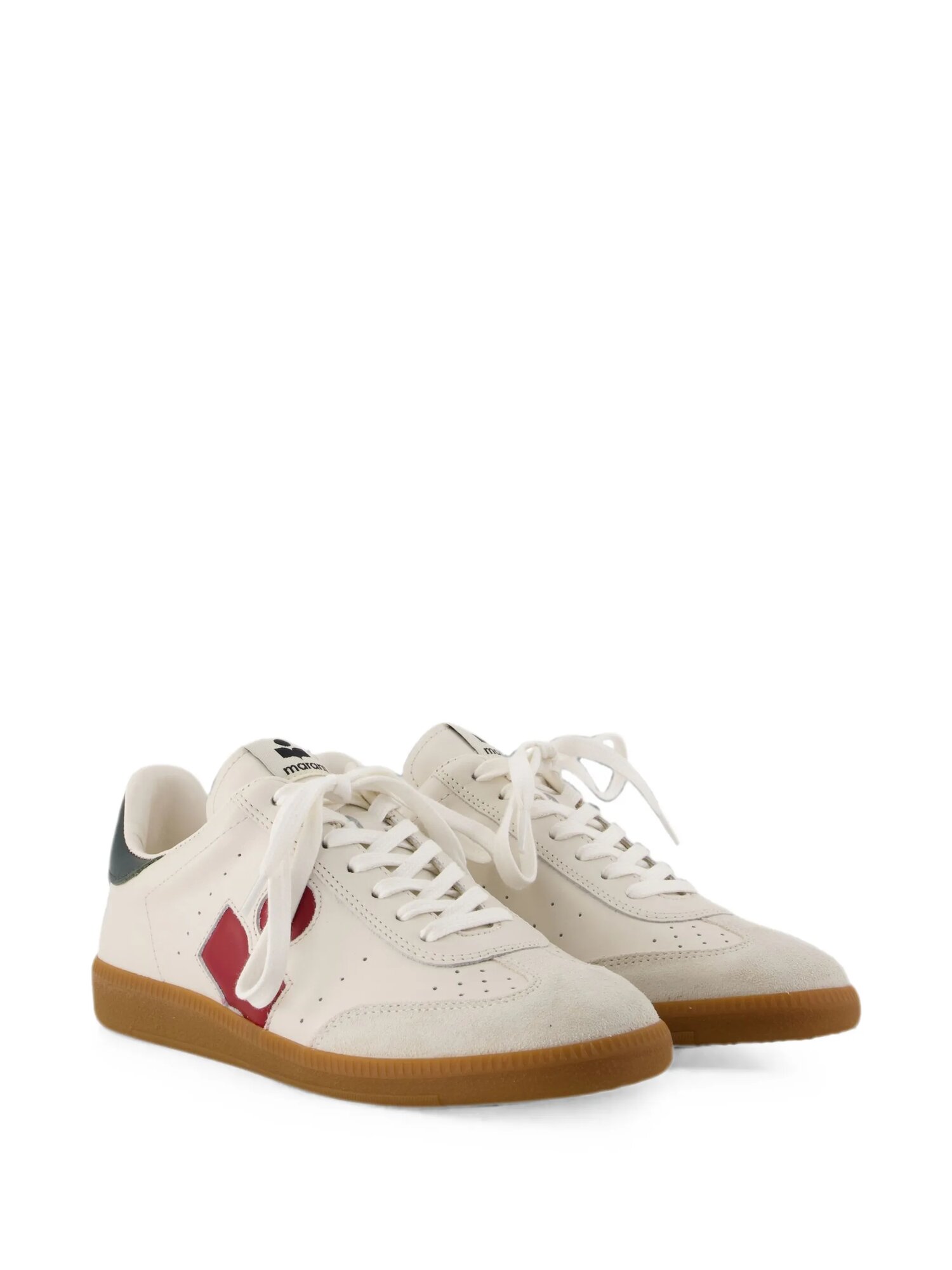 Кроссовки Isabel Marant Bryce suede-panelled sneakers, размер 40, разноцветный — фото 1