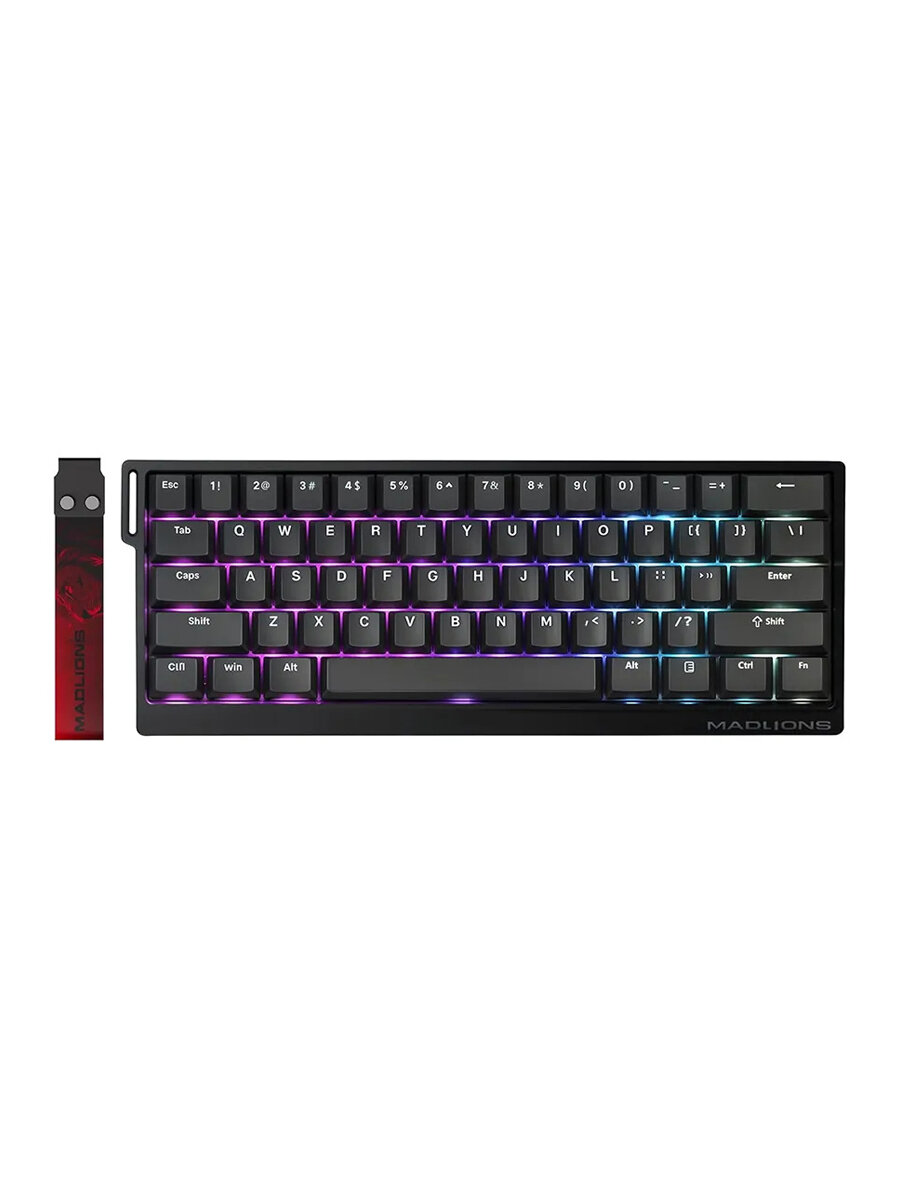 MADLIONS MAD60 HE RGB Magnetic Amber Pro, черный, игровая клавиатура