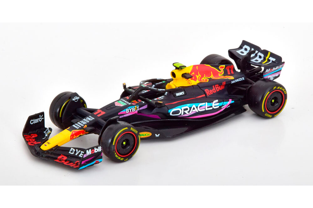 Модель коллекционная BBURAGO Red bull RB19 gp miami usa perez 2023 / ред булл серхио перес