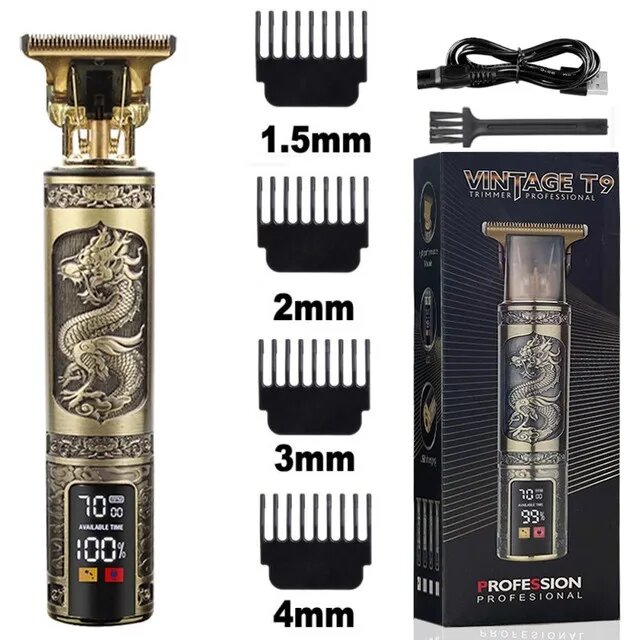 T9 электрический триммер для волос LCD set 1