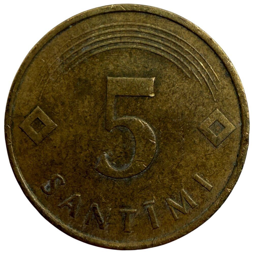 Латвия 5 сантимов 1992 г.