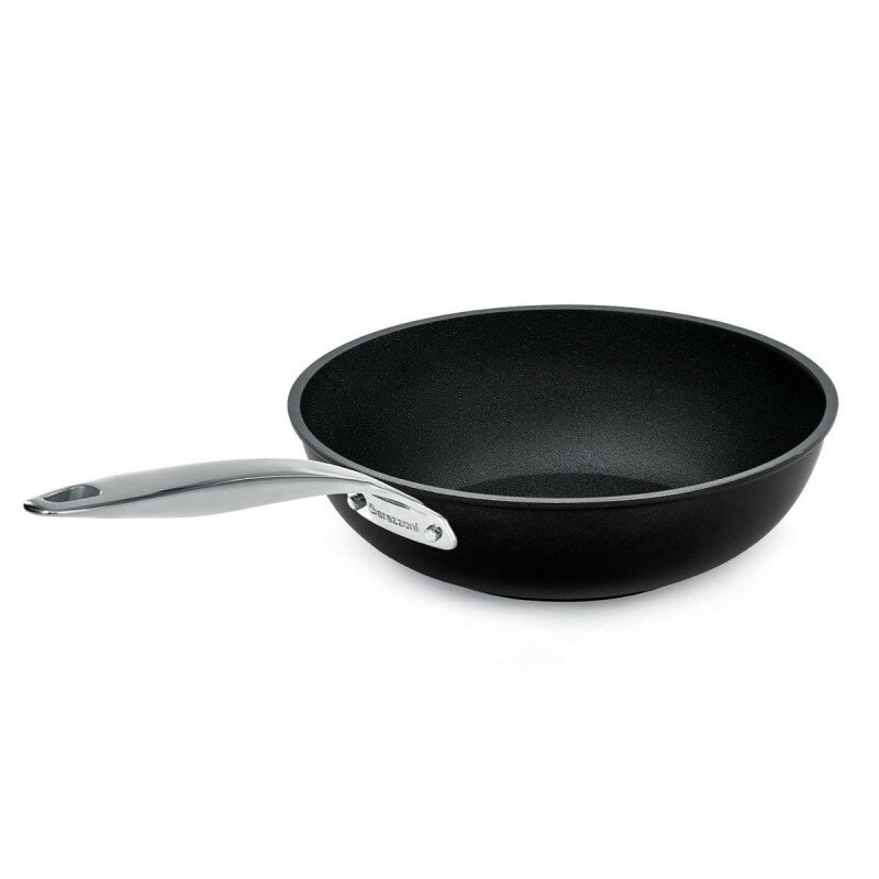 Barazzoni Сковорода WOK Black Titan Pro алюминиевая 3,7 л, диаметр 28 см (85565612898)