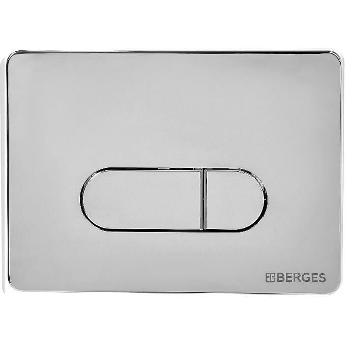 Кнопка смыва для инсталляции Berges Novum D3 040033 Хром