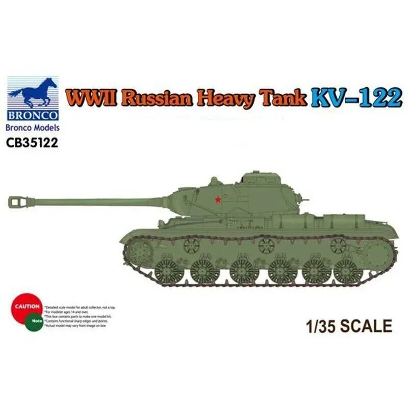 Сборная модель танка КВ-122 1/35 от Bronco Models (CB35122)