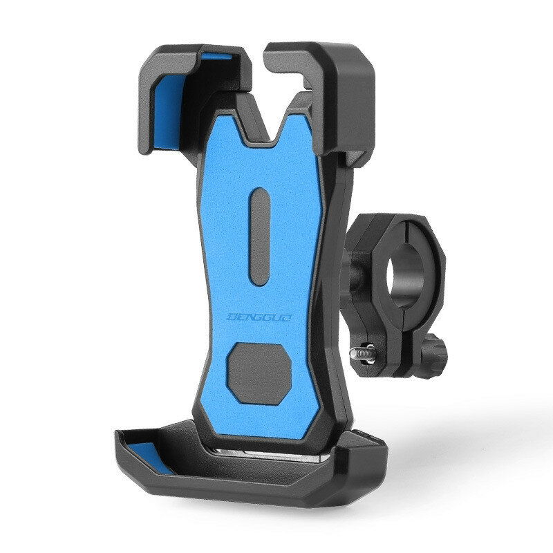 Ebike smartphone держатель abs сталь амортизатор крепление для курьеров синий