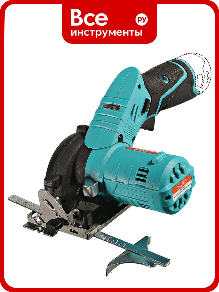 Аккумуляторная циркулярная пила Sturm 1BatterySystem12V (151) CCS1285