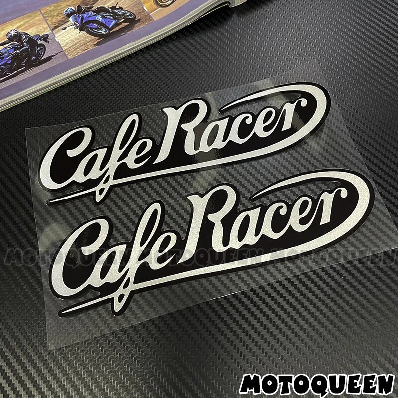 Наклейки Cafe Racer Белые для мотоцикла