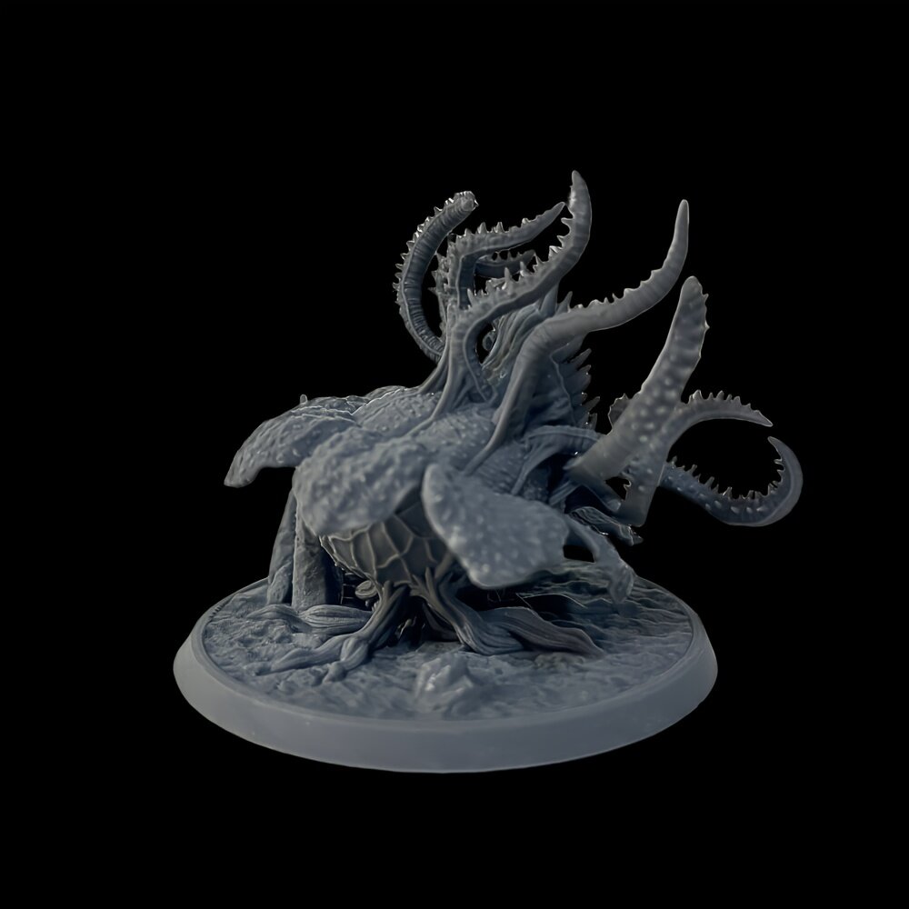 1 шт. Hellflower 3D печатная миниатюрная модель – готическая хоррор-фэнтези фигурка для настольных RPG с щупальцами, прочный пластик, для D&D