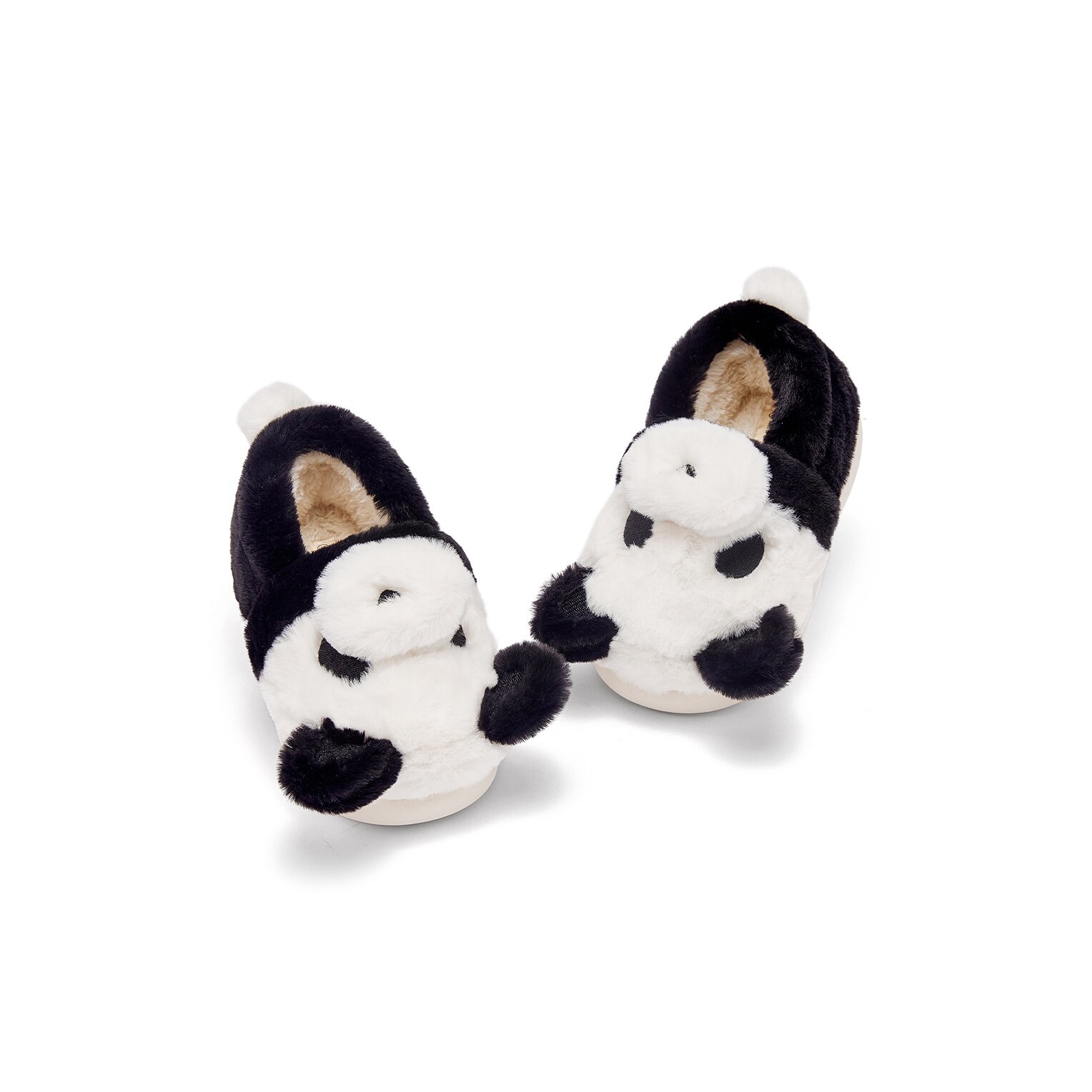 Тапочки Dave & Bella, размер EU 23 стопа (13,5CM), черный/белый — фото 1