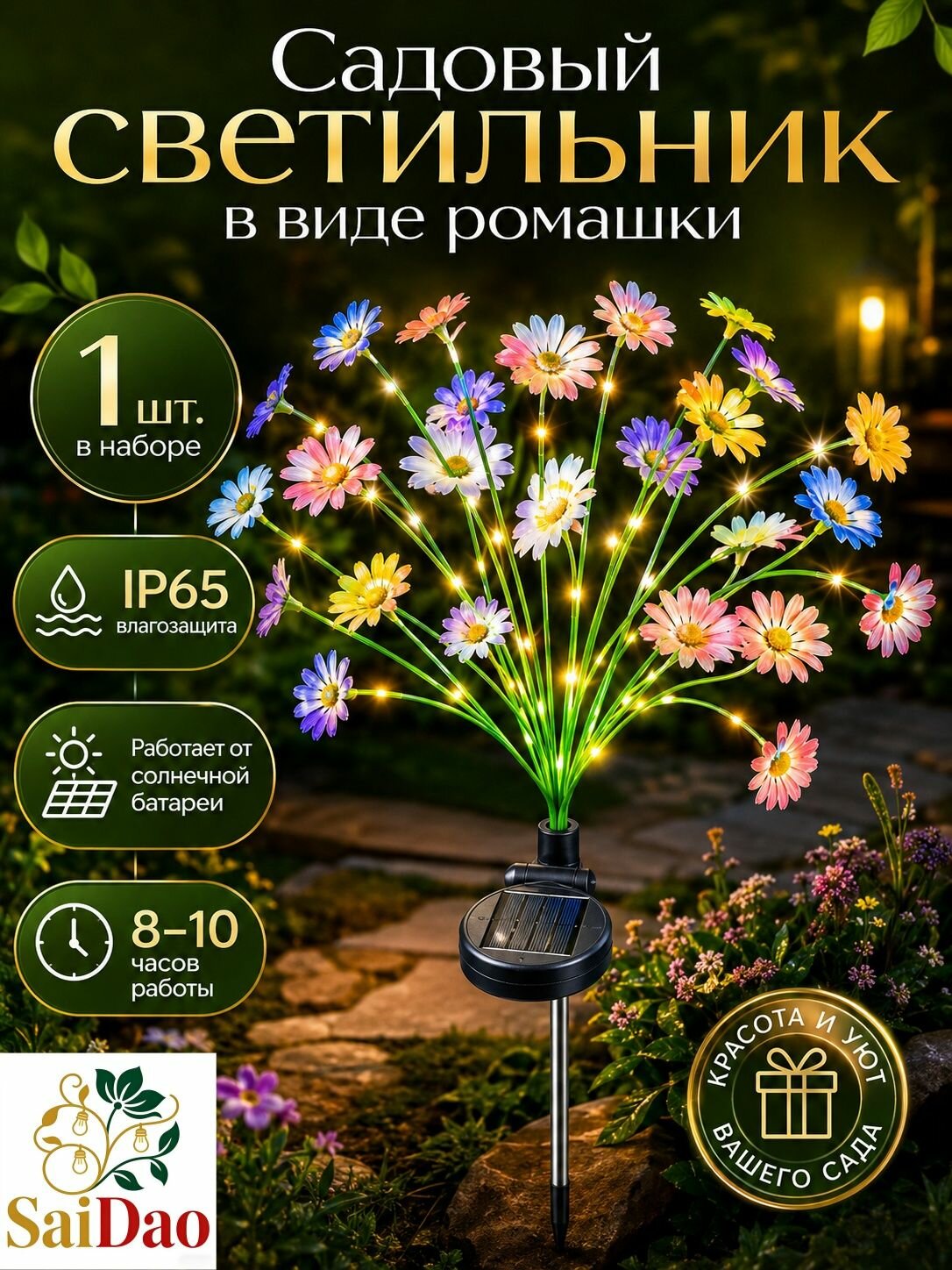 Уличный светильник, количество ламп:1шт