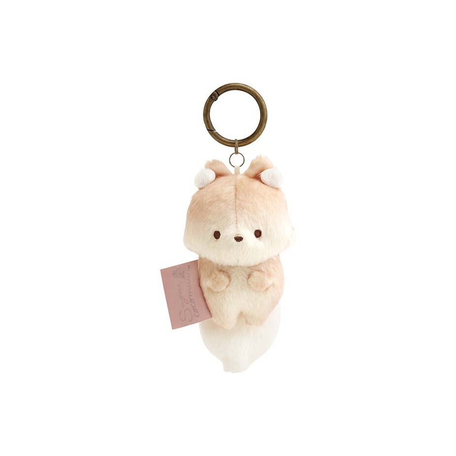 SAN-X Sweet Memories Series Marshmallow Rabbit Sphon Милый плюшевый брелок 13 см