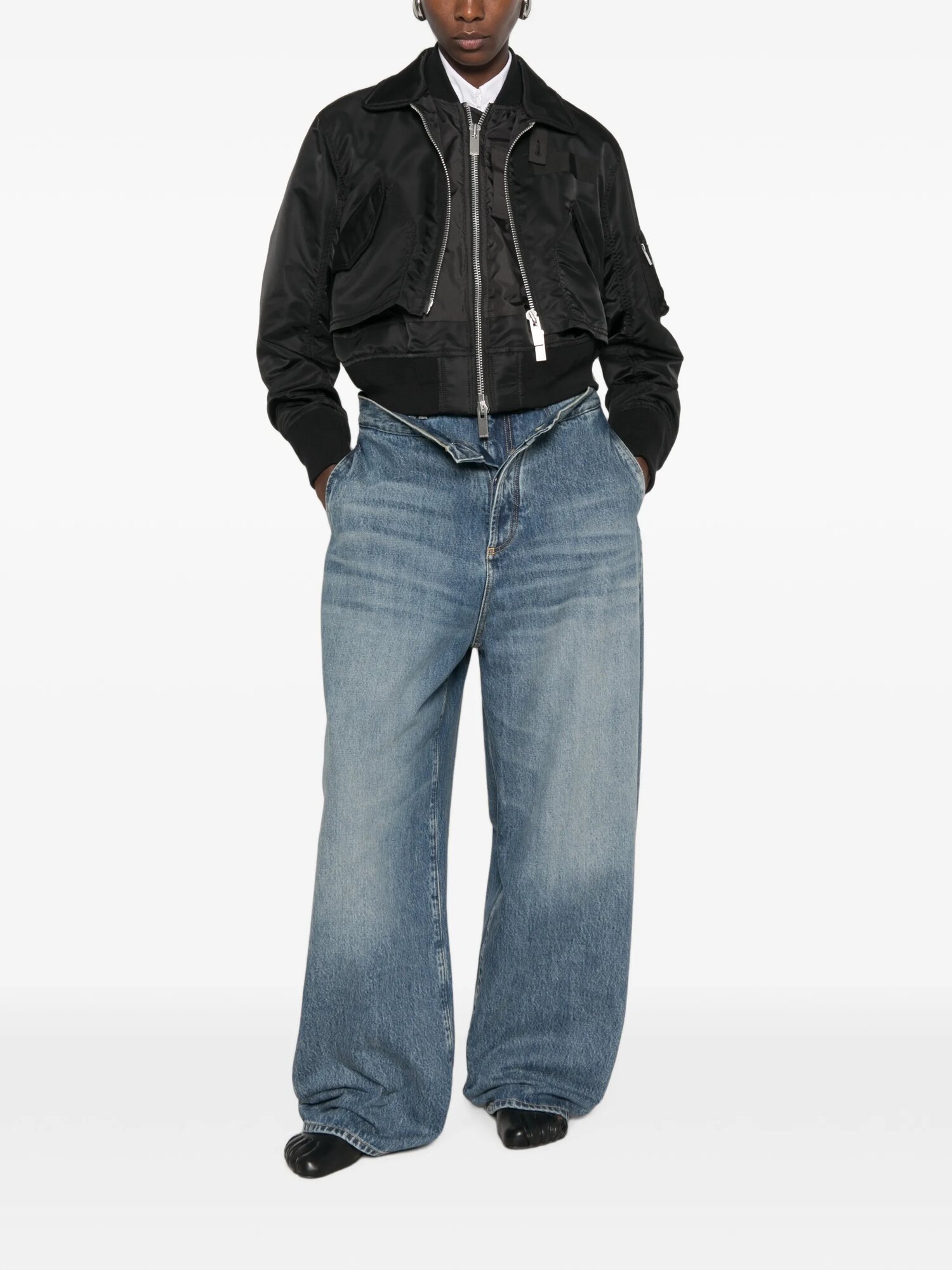 Куртка Sacai Layered-design jacket, размер 44 — фото 1