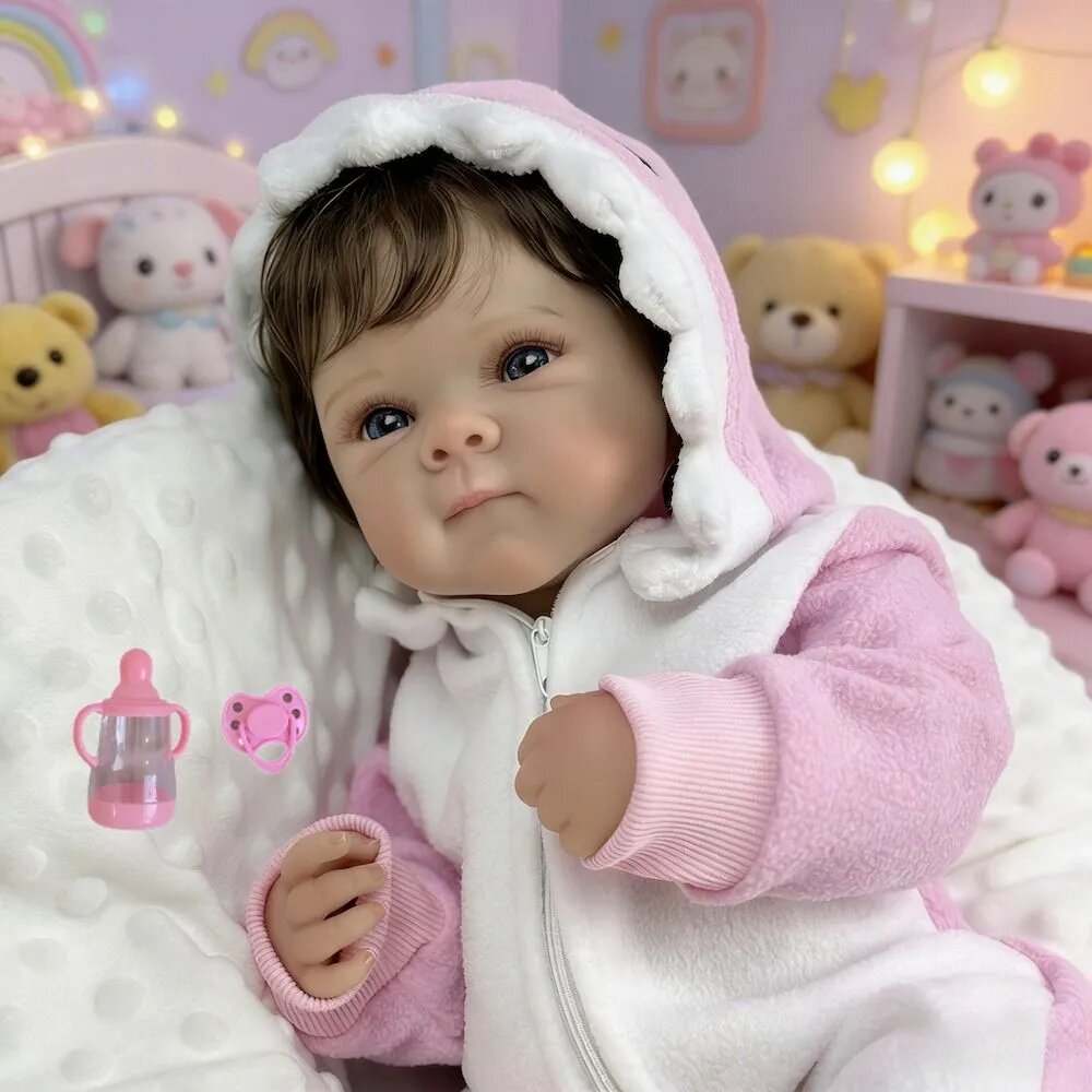 BZDOLL Кукла реборн 48CM реалистичная виниловая Игрушки