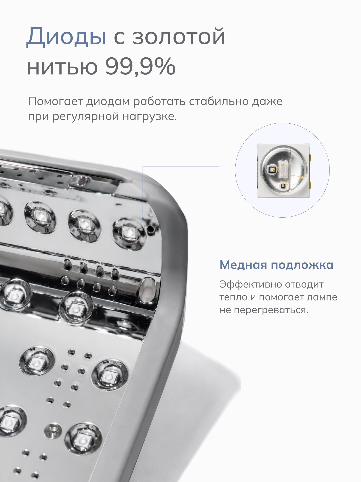 Лампа для маникюра RAY BASIC 2.0 — фото 1
