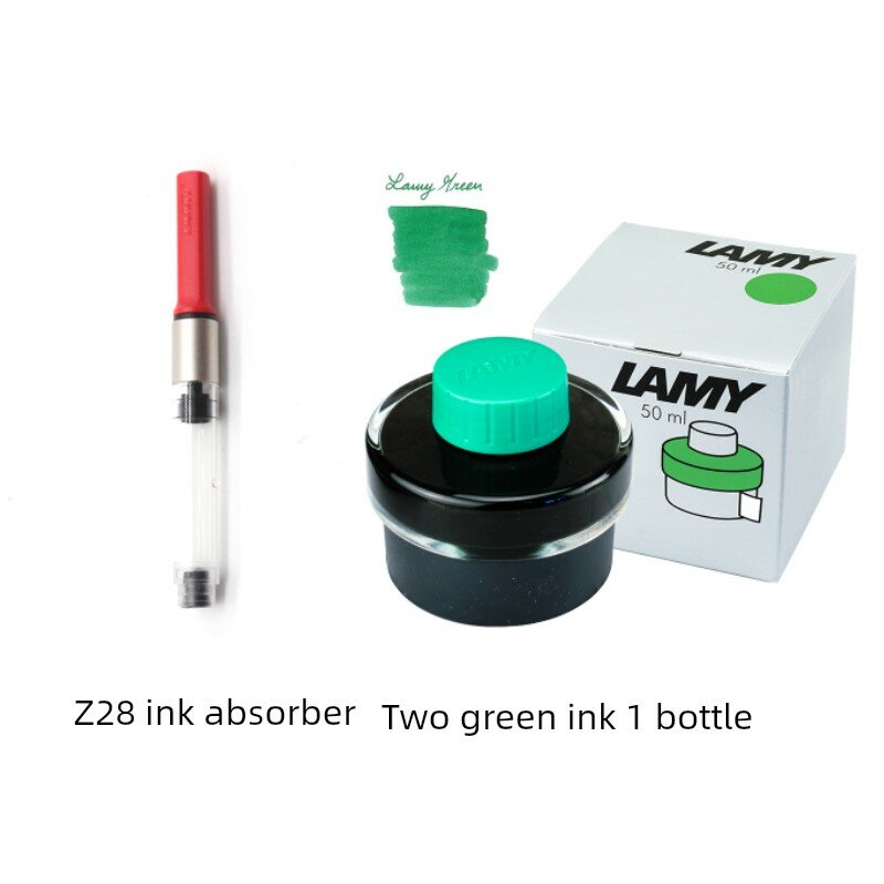Картридж зеленых чернил LAMY T52 с конвертером Z28 30 мл, немецкое производство