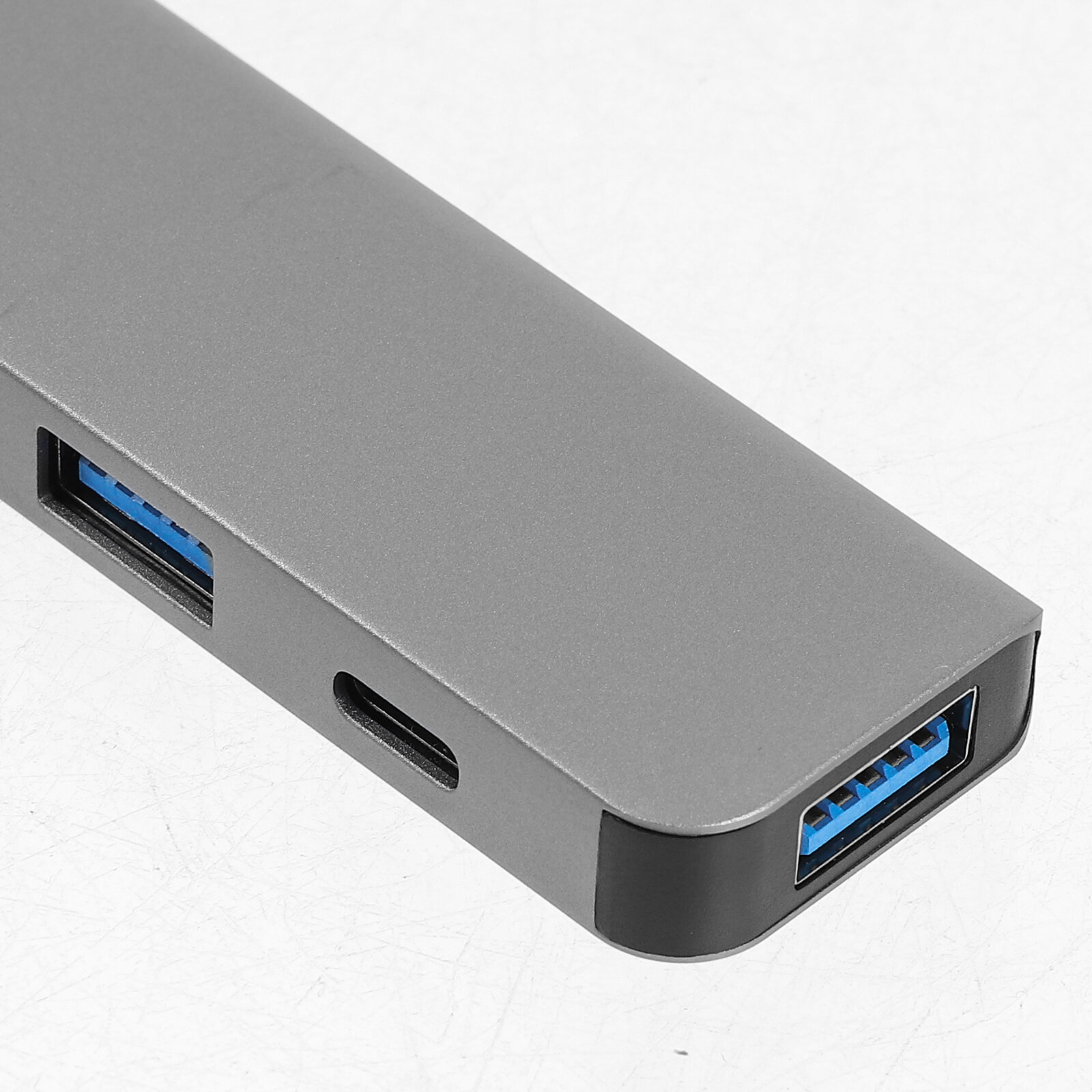 USB Type C Док-Станция Для Ноутбука Мультипортовый Адаптер 7 В 1 Поддержка Различных Устройств Размер 30.80X2.80X1.00CM