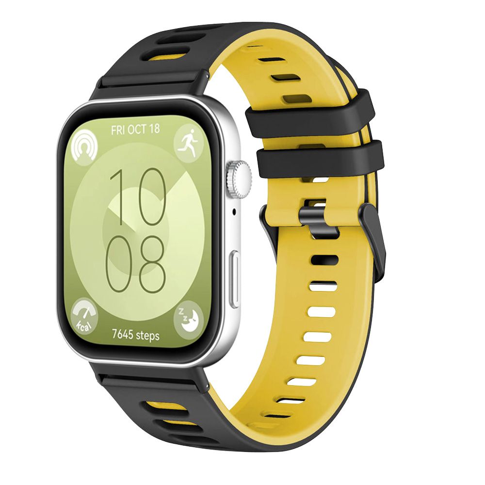 Двухцветный резиновый ремешок для часов Huawei Watch Fit 3