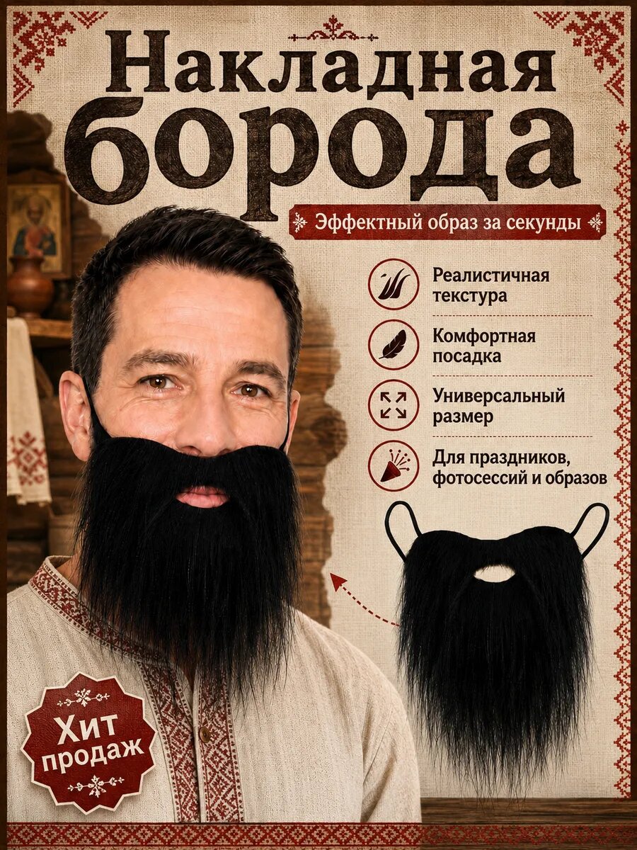 Накладная борода