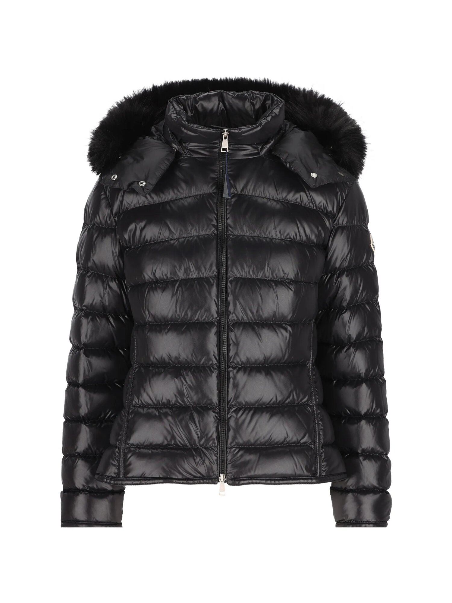 Куртка Moncler Faux-fur trim padded jacket