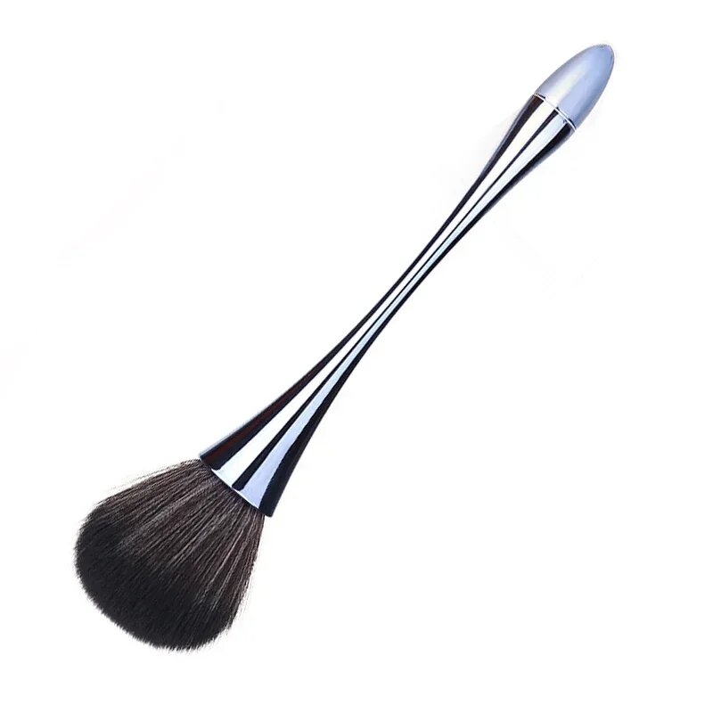 Кисть для макияжа HMQ beauty, синий держатель