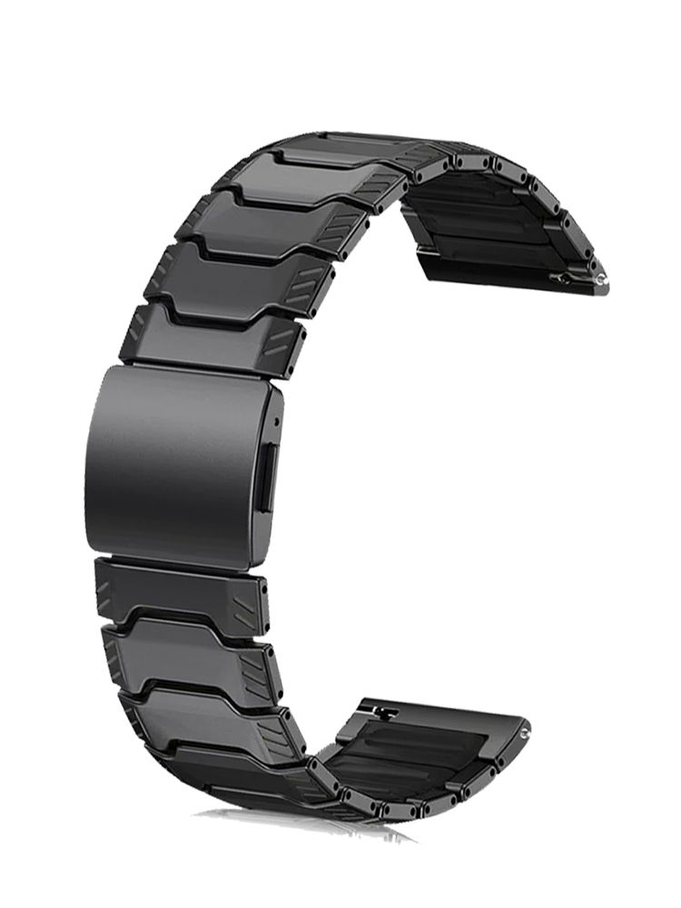 Титановый ремешок 22 мм с магнитной застежкой для часов Amazfit TRex 3, TRex 3 Pro, TRex 2, Balance3, Ultra, Cheetah2 Ultra, спортивный мужской ремешокцепочка