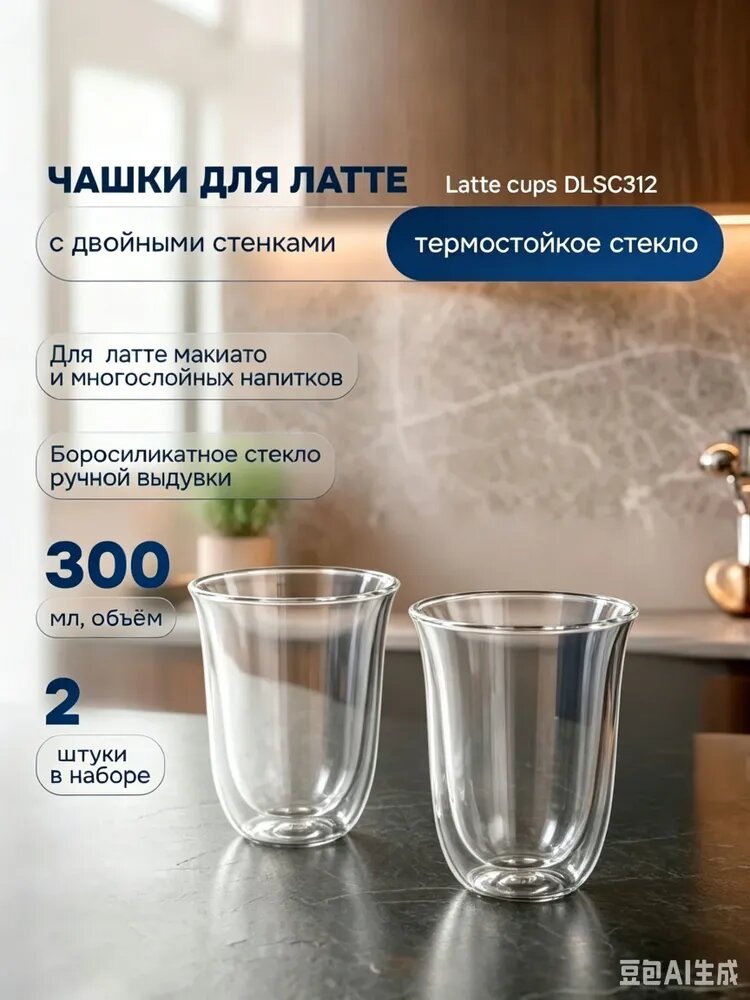 DeLonghi Кружка 330 мл 2 шт