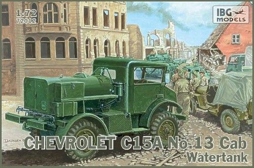 Сборная модель 1/72 Chevrolet C15A No.Cab 13 Watertank (IBG Models)
