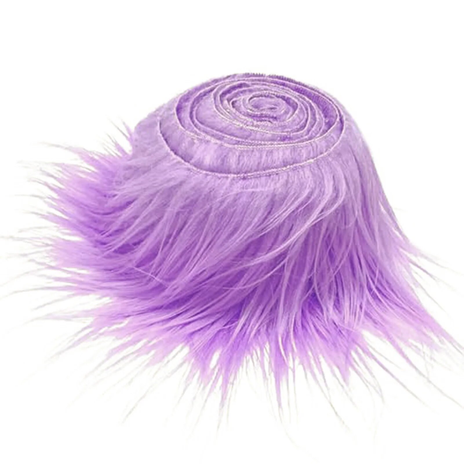 Лента искусственного меха для рукоделия Фиолетовый, Taro purple