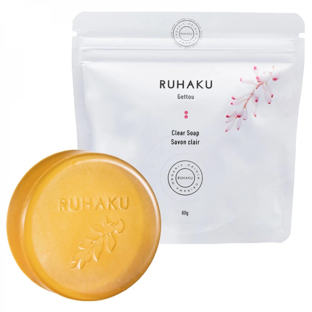 RUHAKU Очищающее органическое мыло для лица RUHAKU Gettou Clear Soap, 80 г