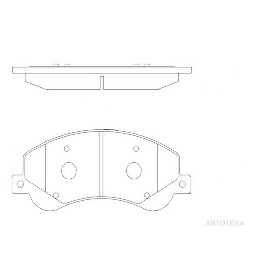 / CKF-57 GK0202 Колодки тормозные дисковые | перед | CTR GK0202