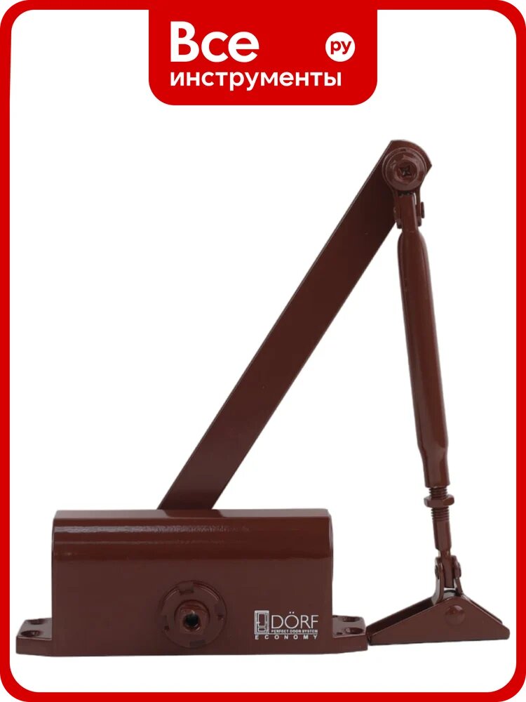 Дверной доводчик DORF economy l-8222 45 кг, коричневый, 1 к - 1 шт. eco L8222_brown_eco