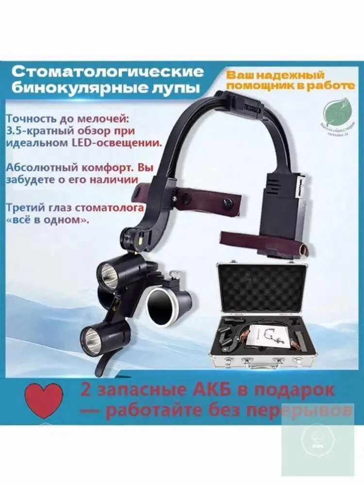 Лупа 3.5-кратная, диаметр: 30 мм