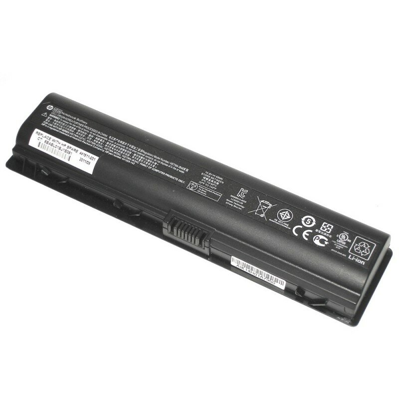 Аккумуляторная батарея для ноутбука HP Pavilion DV2000 DV6000 47-56Wh черная
