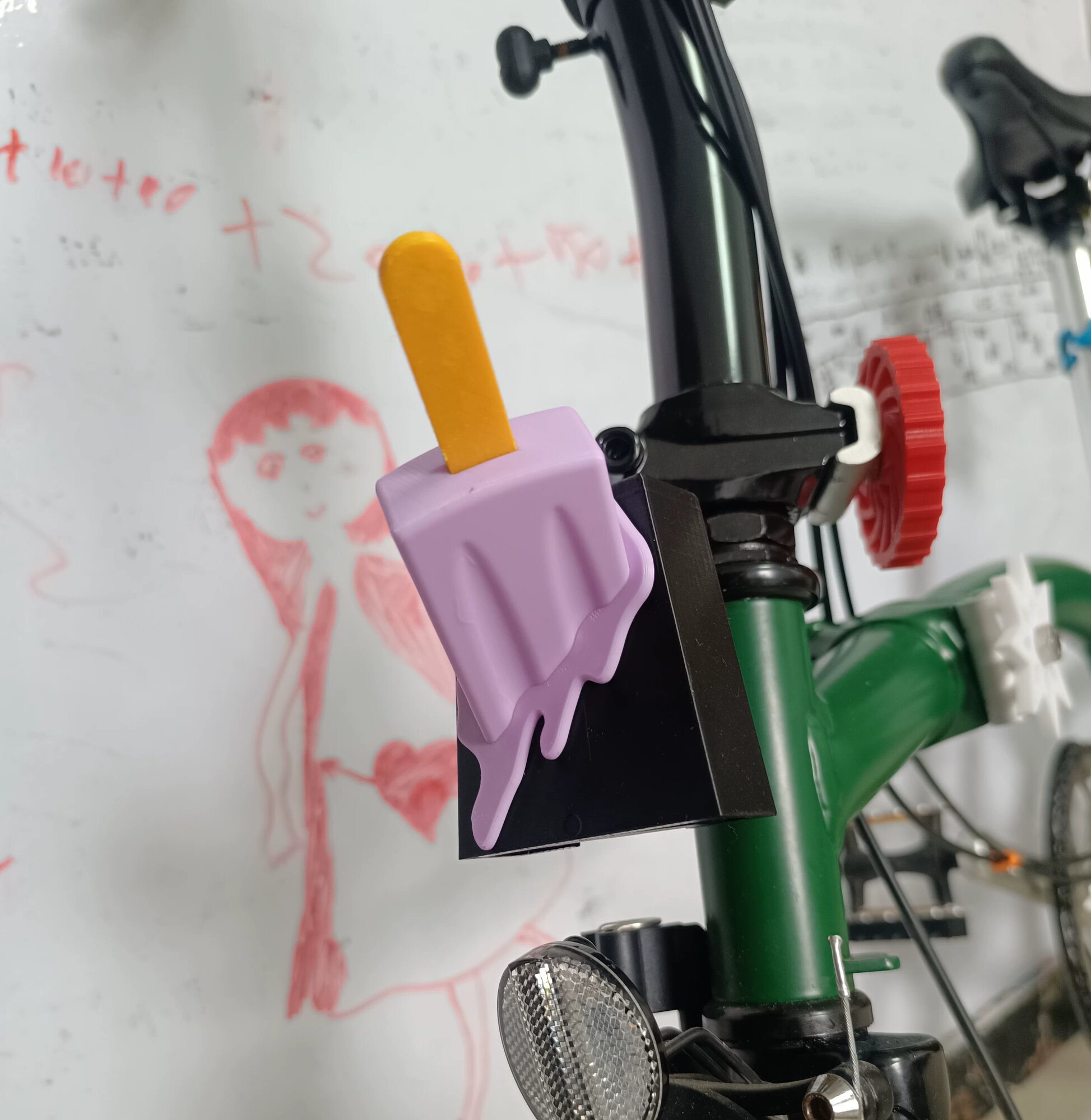 Brompton складной велосипед мультяшное украшение голова быка лицевой аксессуар для маленьких колесных велосипедов