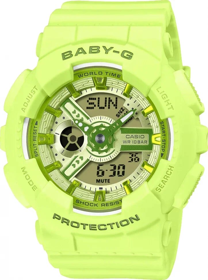 CASIO, зеленый