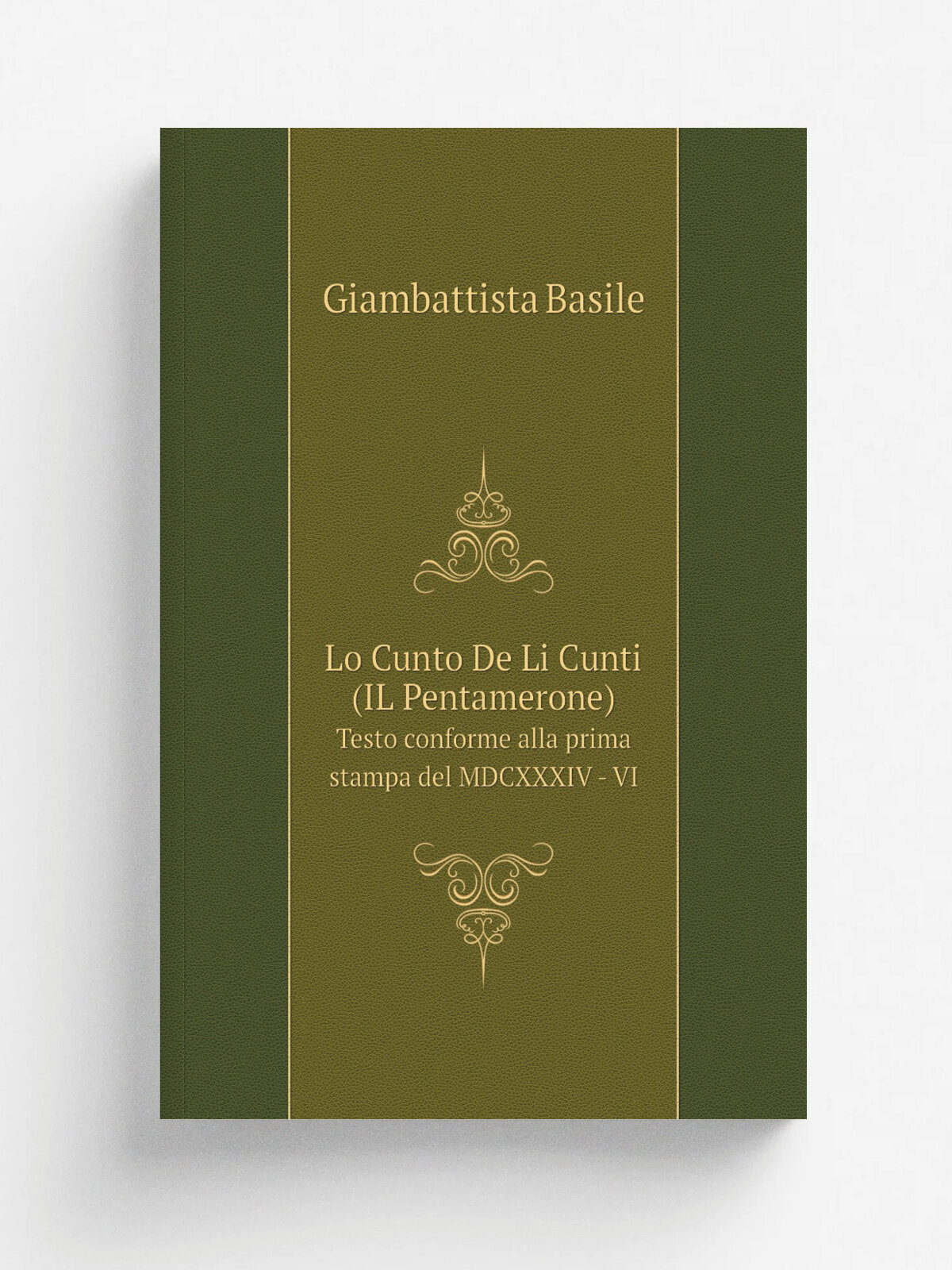 Lo Cunto De Li Cunti (IL Pentamerone). Testo conforme alla prima stampa del MDCXXXIV - VI