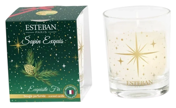 Свеча Эстебан Изысканная Пихта ароматическая для дома 70 гр - Esteban Exquisite Fir
