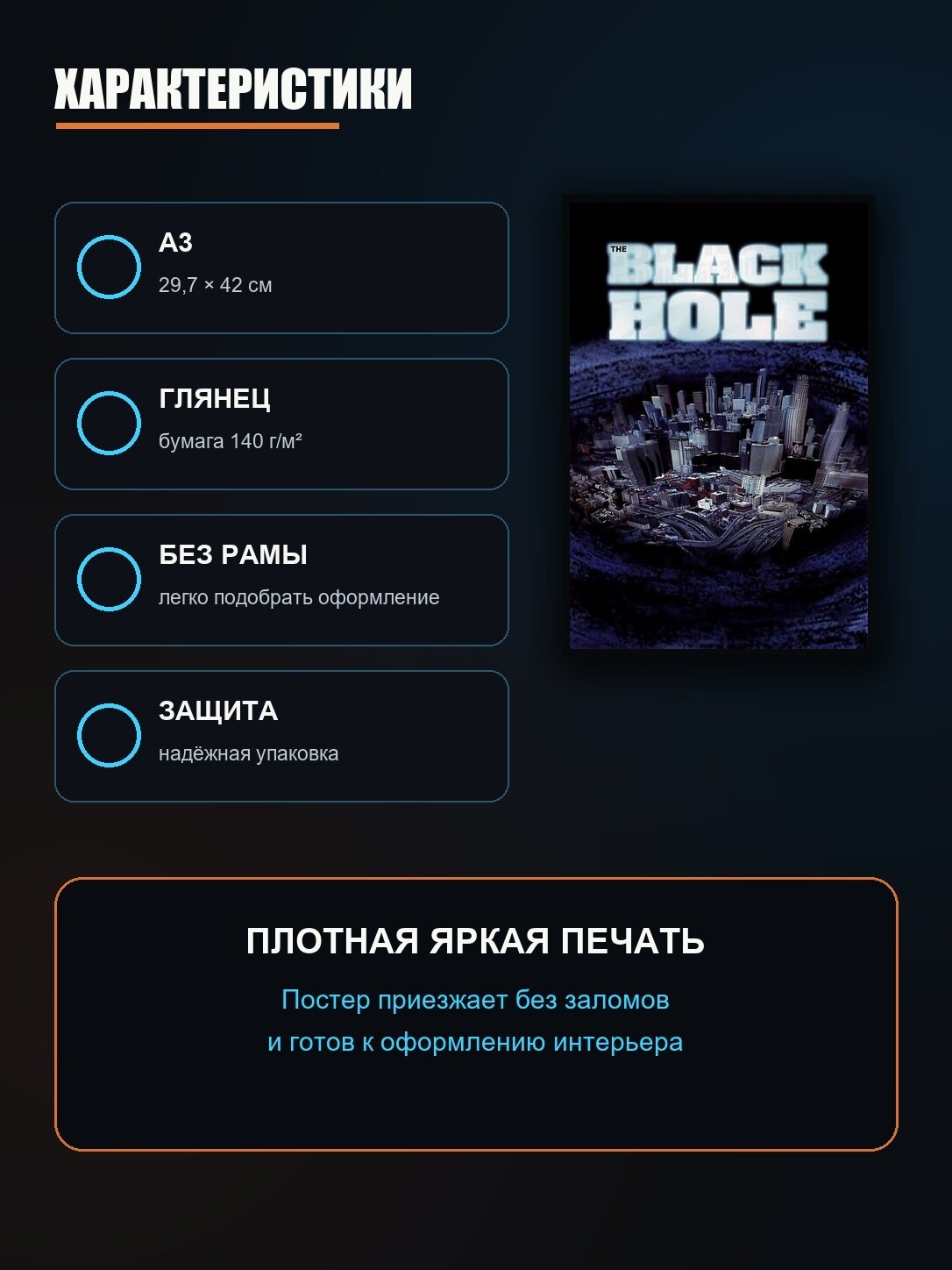 Постер Чёрная дыра — фото 1
